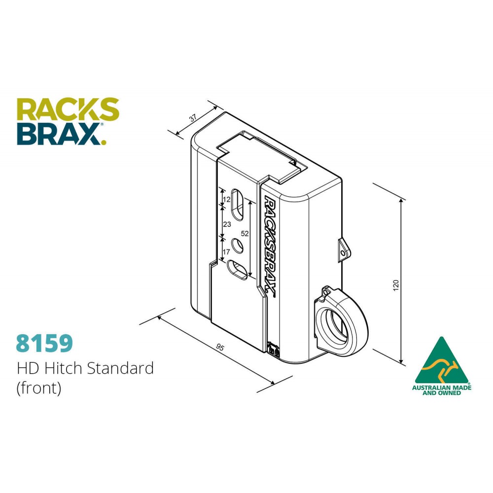 Racks Brax HD HITCH STANDARD - Bracket